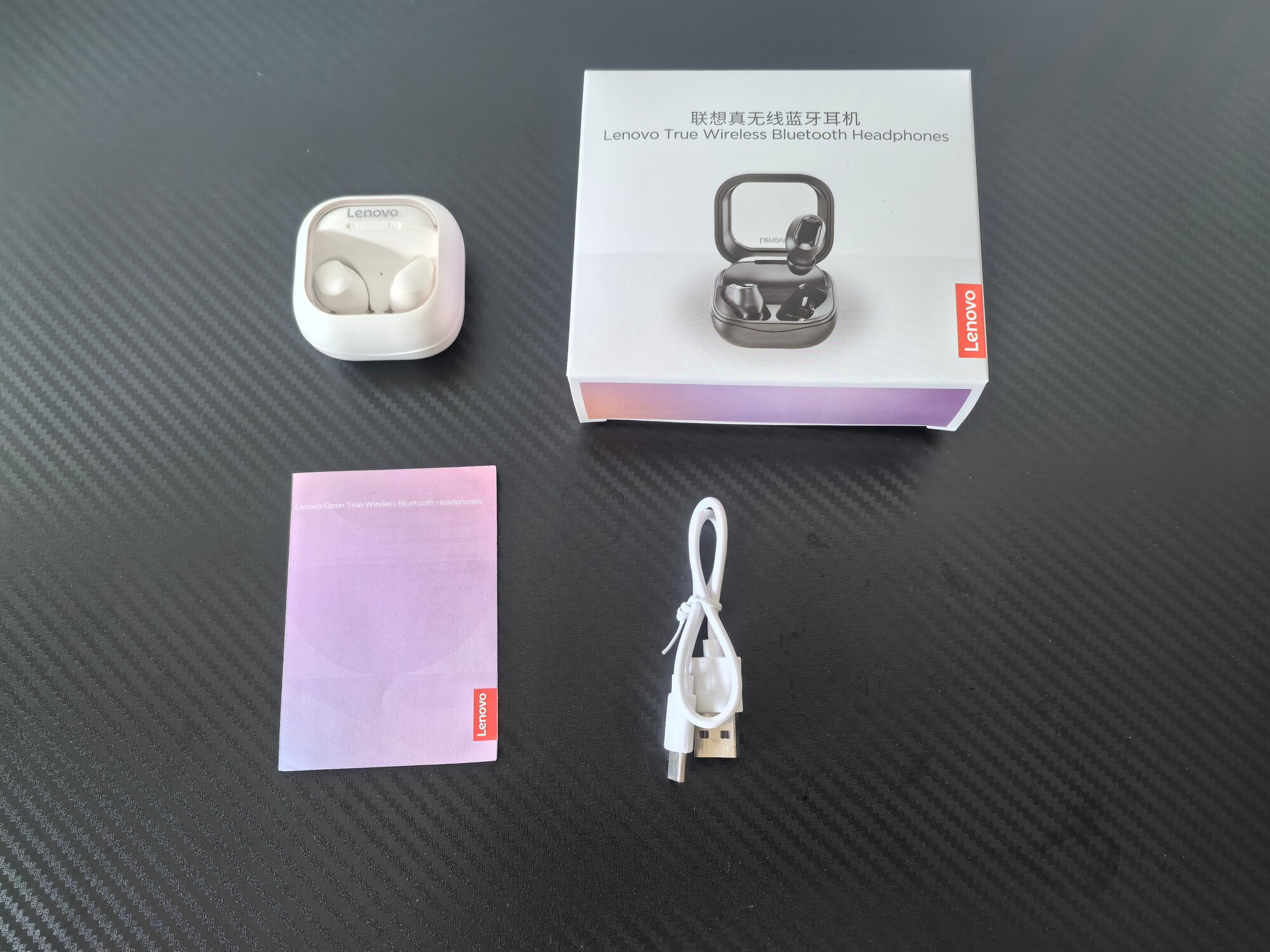 Lenovo Wireless BT5.4 Headset Half In-Ear Zero-Pressure Wearing HIFI Sound Quality Ultra Long Life Stable Connection Touch Control EA200