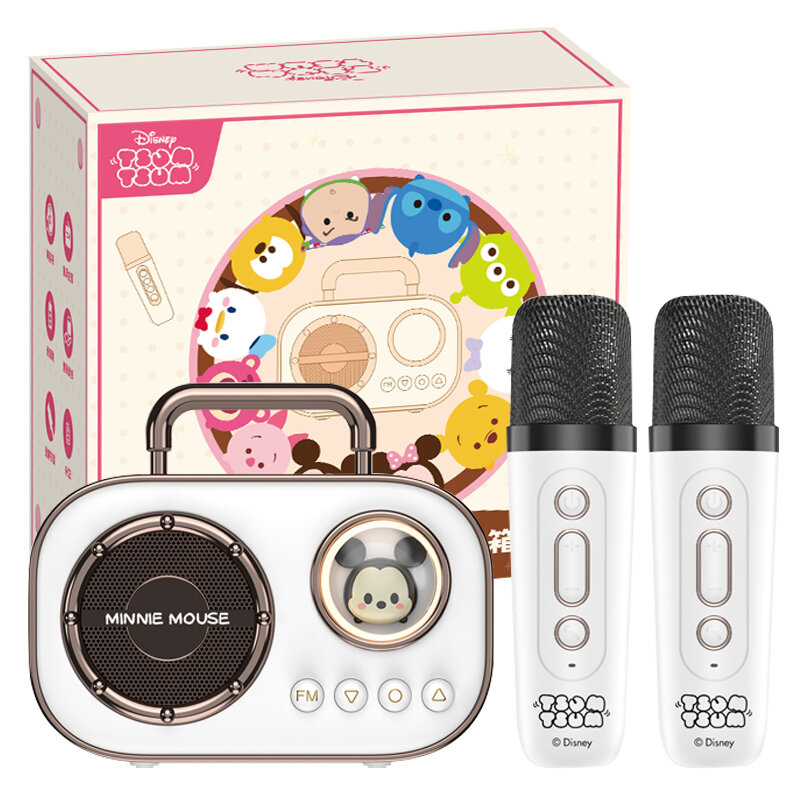 Bluetooth-колонка Disney Dual Band шумоподавляющая с двумя микрофонами, белая, длительное время работы