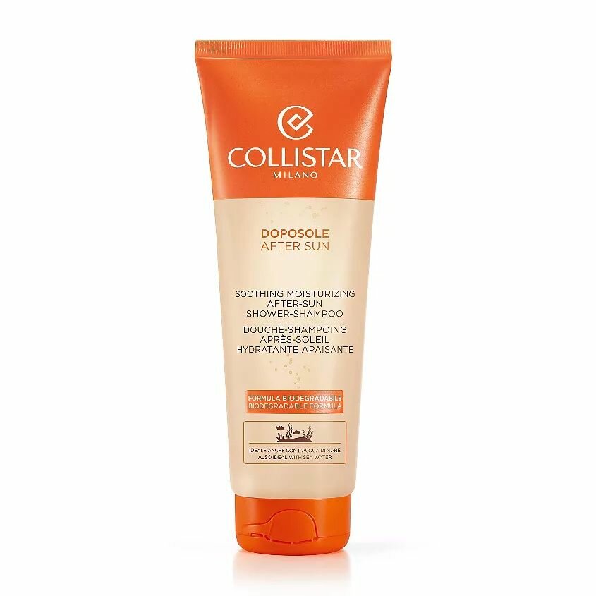 COLLISTAR Шампунь-гель для душа после загара успокаивающий After Sun, 250 мл