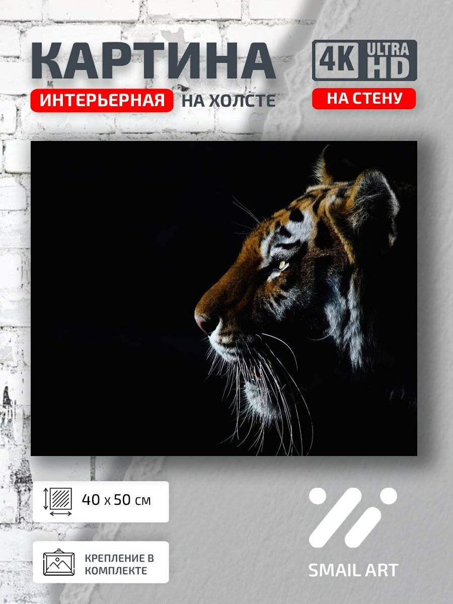 Картина на холсте интерьерная 40 на 50 на стену крупным планом для гостиной атмосфера
