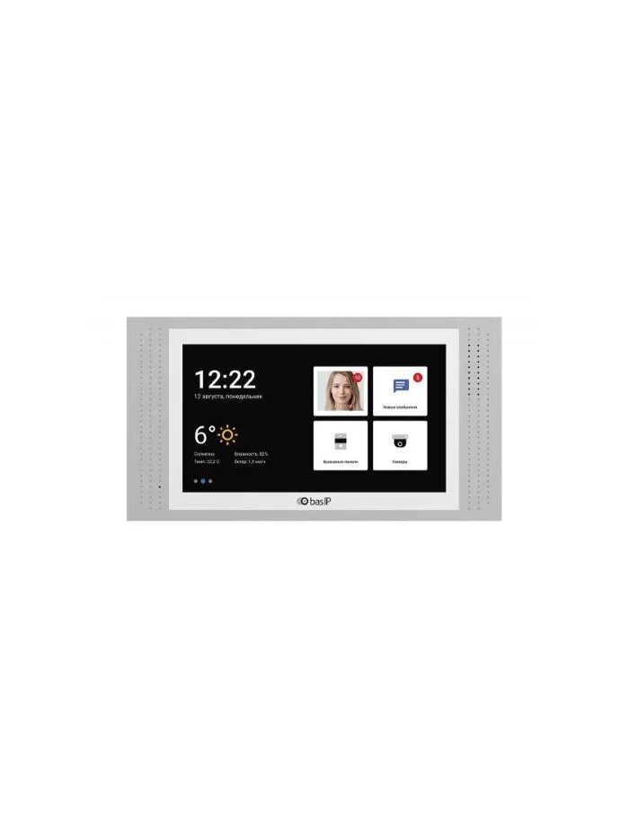 Вызывная панель BAS-IP AT-07L WHITE дисплей 7” IPS LCD, сенсорный