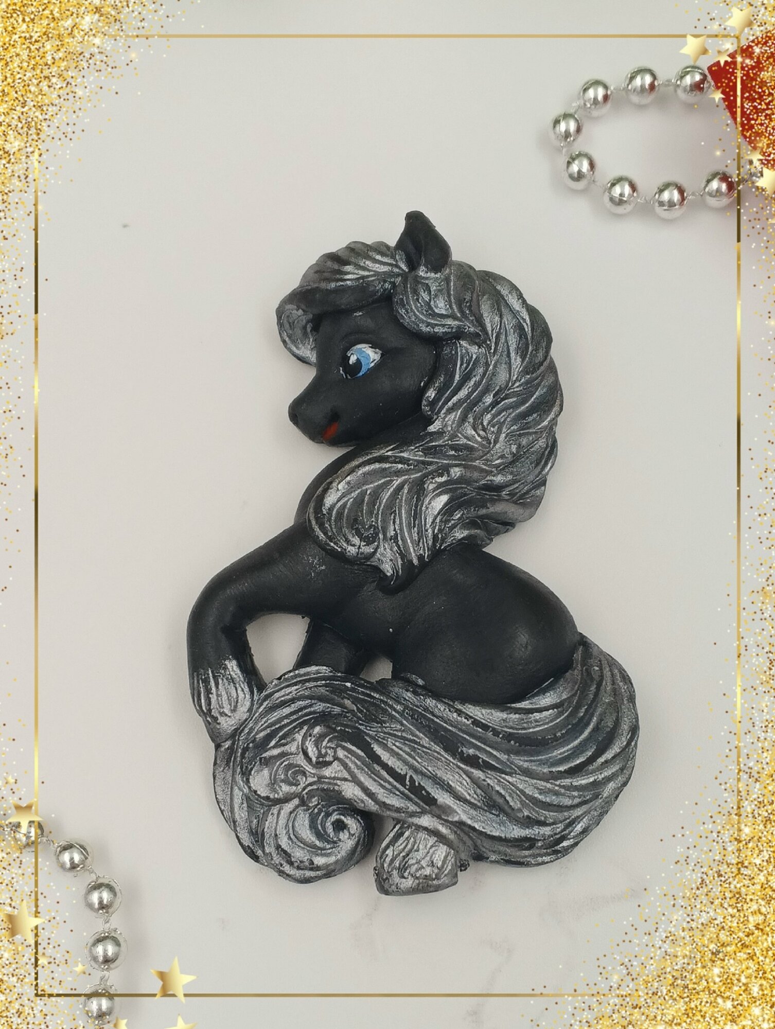 Мыло ручной работы Подарочное Новогоднее "Лошадка Прекрасная". Символ 2026 года