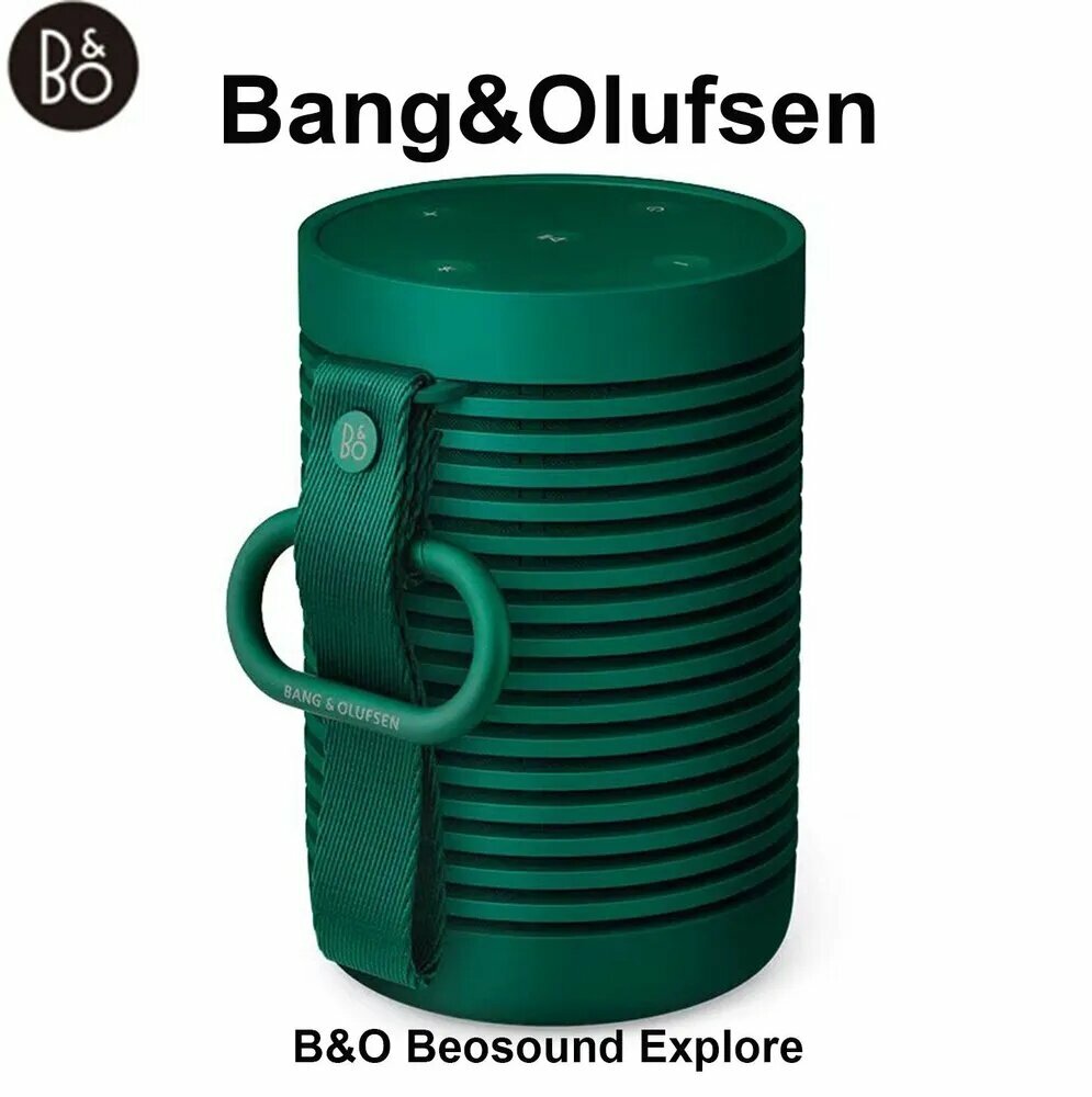 Беспроводная Bluetooth-колонка B&O Beosound Explore, уличный мини-водонепроницаемый настольный сабвуфер, Black Anthracite