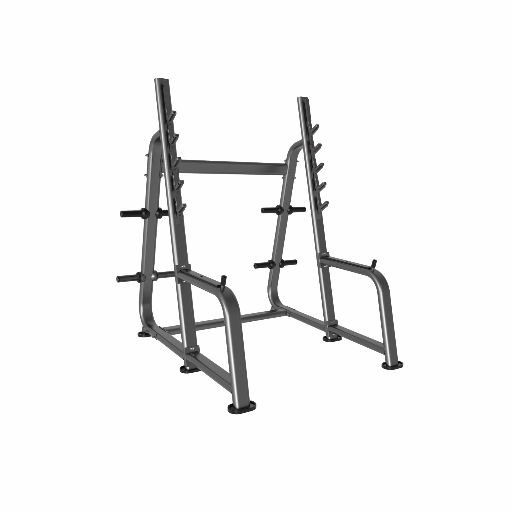 Стойка для штанги UltraGym UG-KJ1255, сталь, двойная покраска, серая