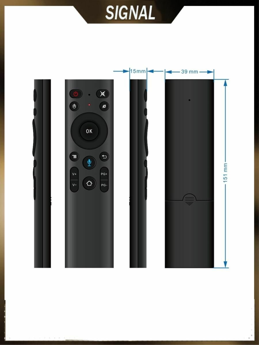 Q5 + Голосовой пульт дистанционного управления Air Mouse Bluetooth совместим с Smart TV Android Box Беспроводной 2.4G Голосовое дистанционное управление