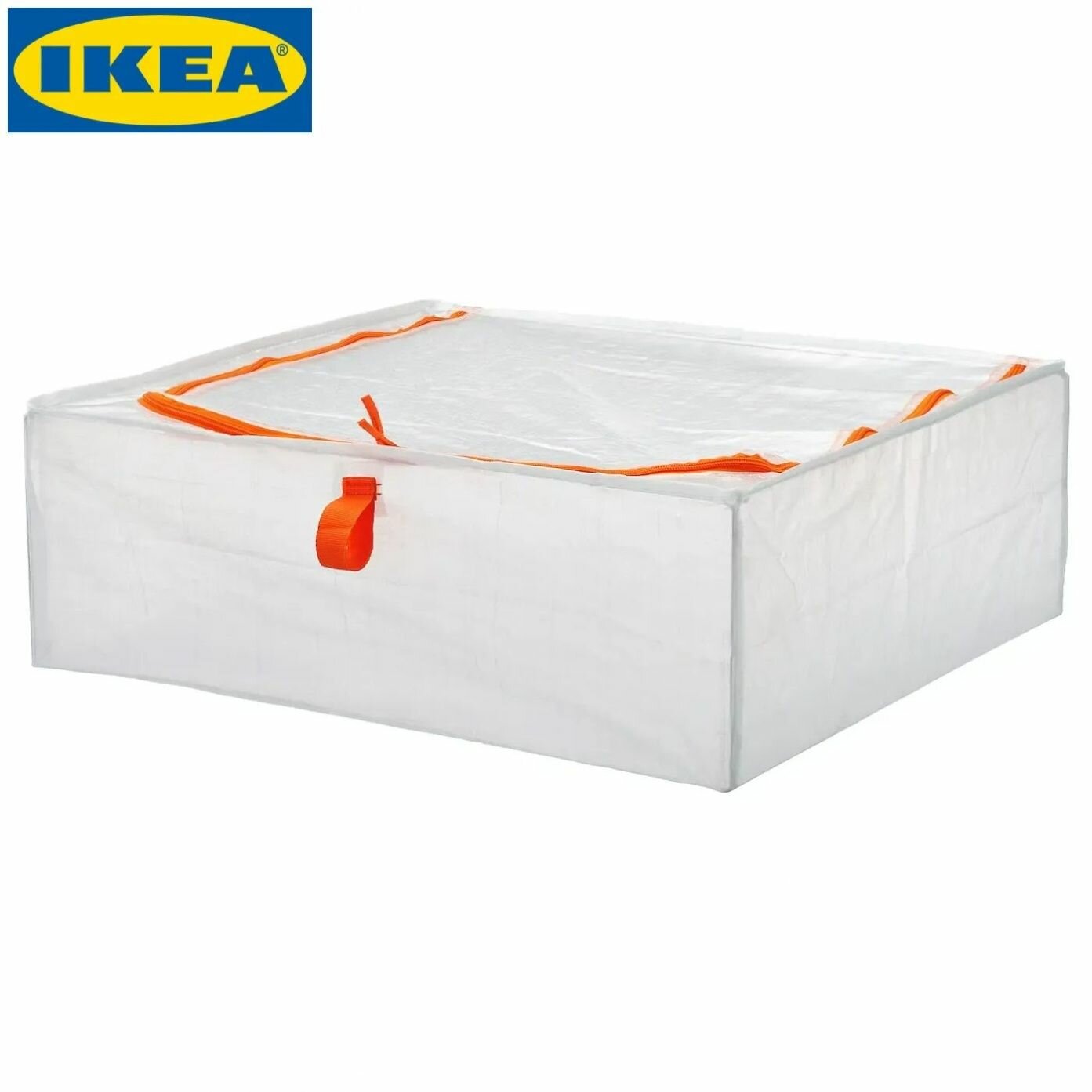 Складная сумка для хранения вещей 55x49x19 см компактное и удобное решение для сезонной одежды, подушек, домашнего текстиля и игрушек