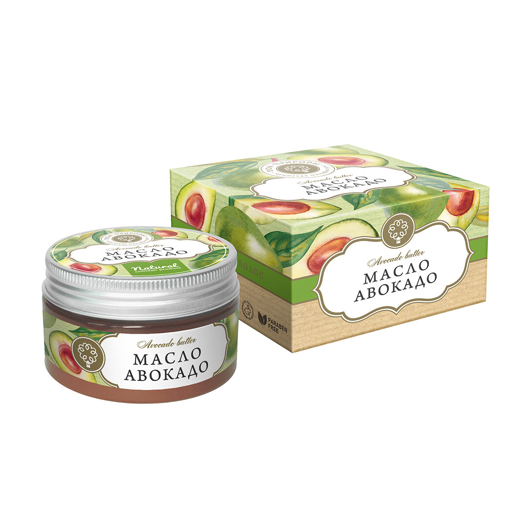 Натуральное масло авокадо МК, 100г