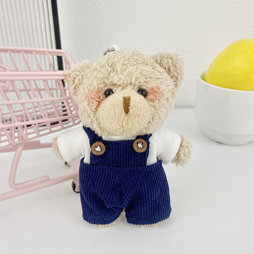 Милый и очаровательный подвеска в виде медвежонка с ремешком, мультяшный сыр, ключница, плюшевая игрушка, подвеска для сумки девочки