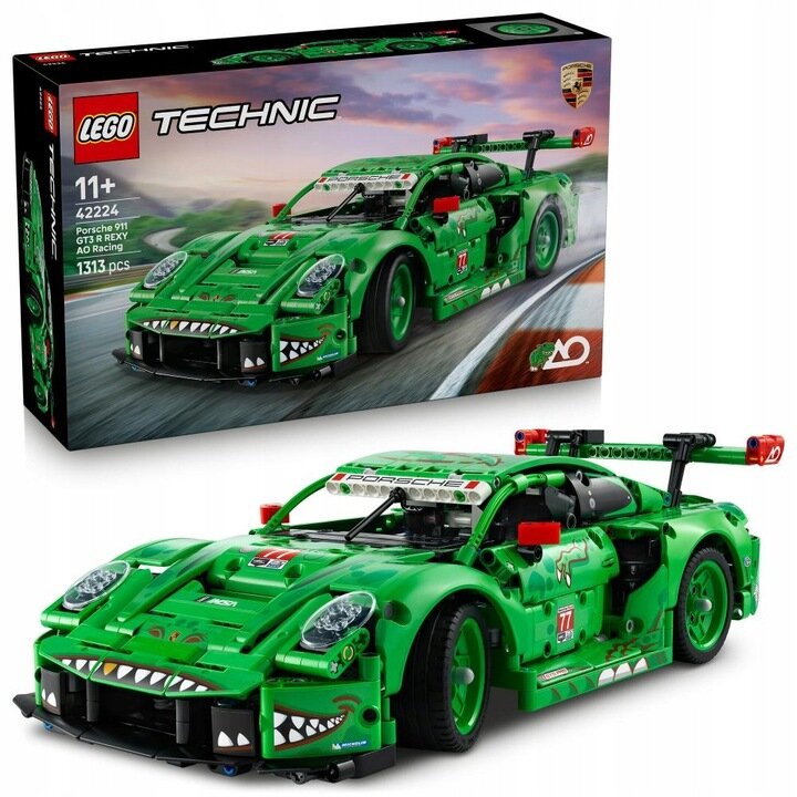 Конструктор LEGO Technic - Гоночный автомобиль Porsche 911 GT3 R REXY AO, 1313 эл. - Лего Техник 42224