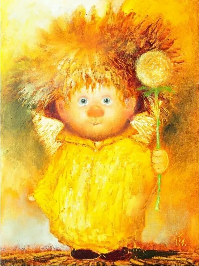 Алмазная мозаика 30х40 см - Ангел крепкого здоровья. Галина Чувиляева