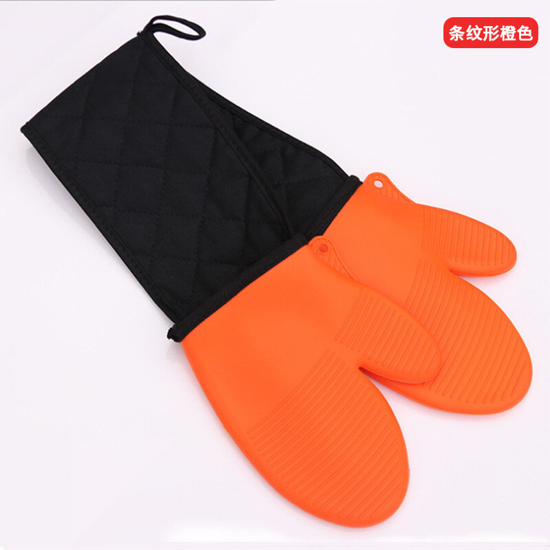 Силиконовые перчатки Nine Zan из утолщенного полиэстера и хлопка в форме сердца с двойной головкой, сотовая печь,