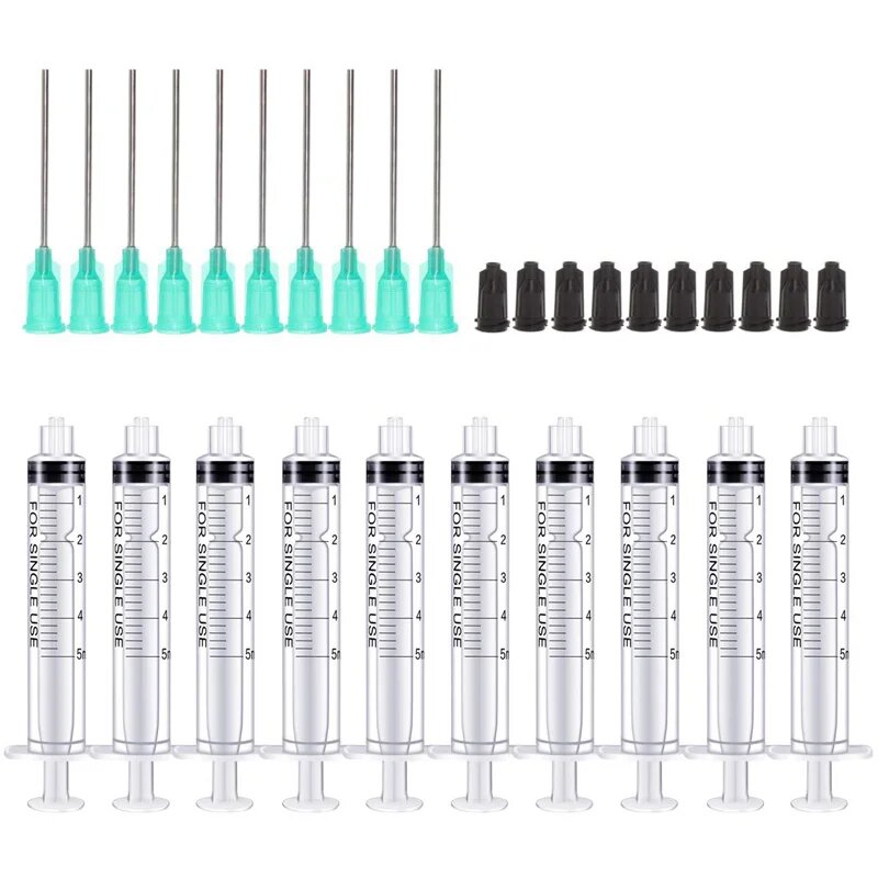 Шприцы для клея и краски 1/3/5/10/20 мл 30 Pack-5ml
