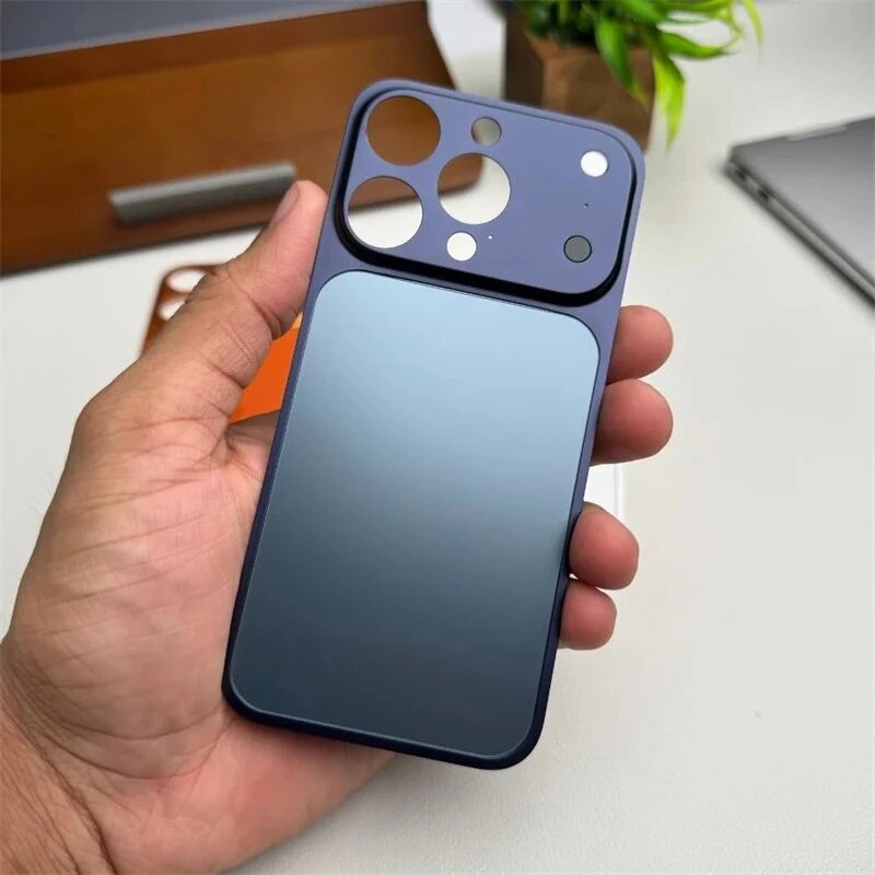 Задняя панель для iPhone 16 Pro Max, темно-синий