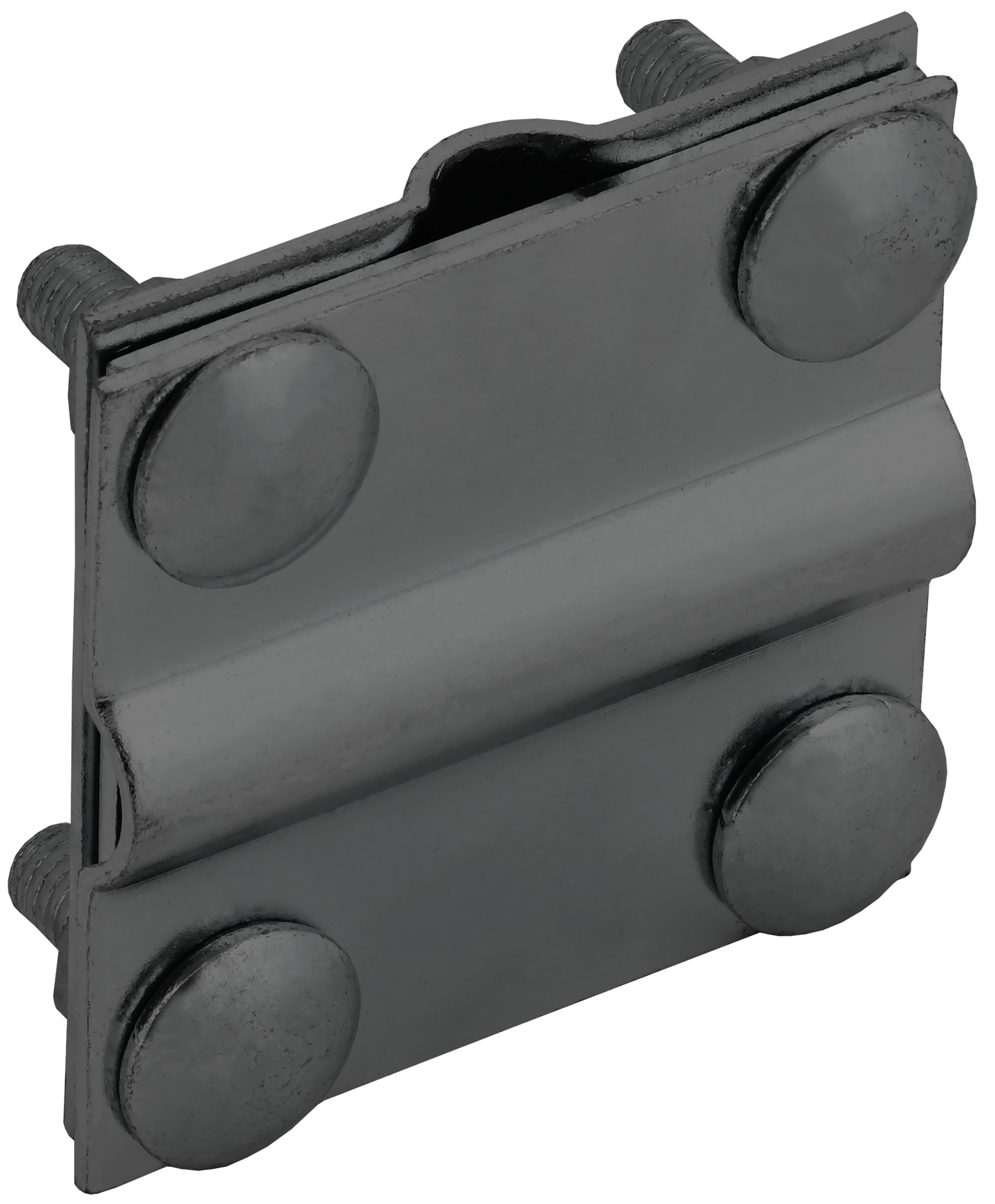 Зажим крестообразный с разделителем полоса/пруток-полоса/пруток 40/12 мм оцинкованная сталь TD IEK ZCC18-13-1-12-40