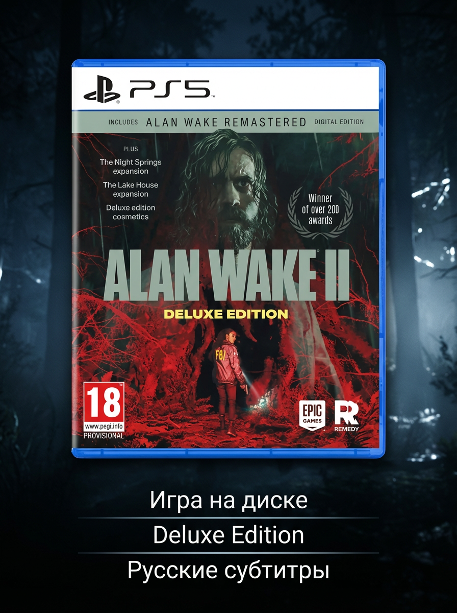 Игра Alan Wake 2 Deluxe Edition (PlayStation 5, Русские субтитры)