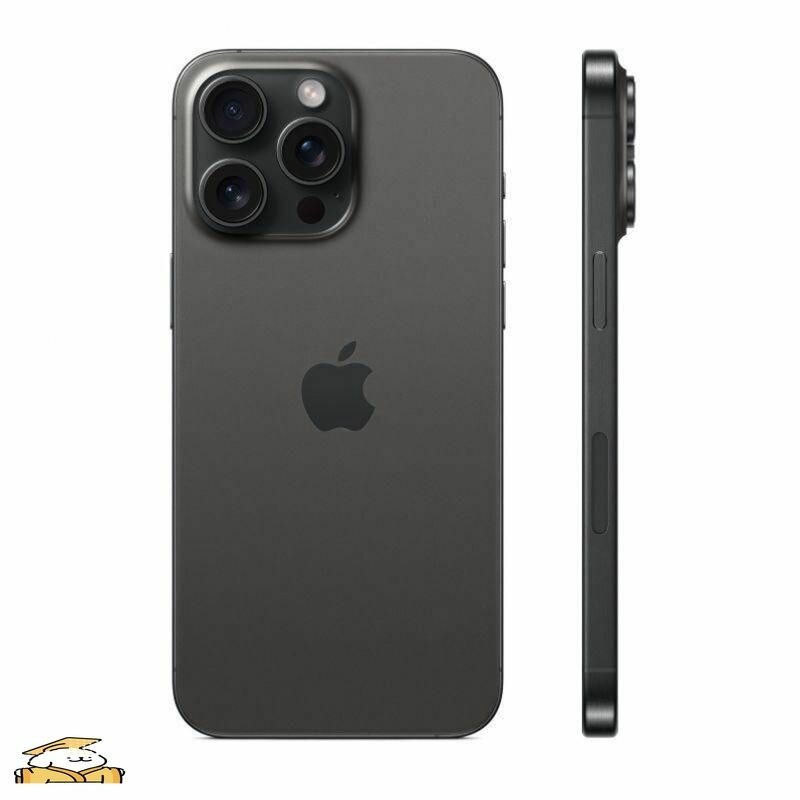 Муляж iPhone 15 Pro Black Titanium / Макет-копия смартфона Айфон 15 Про черный титан / Образец для витрины iPhone 15 Pro черный титан
