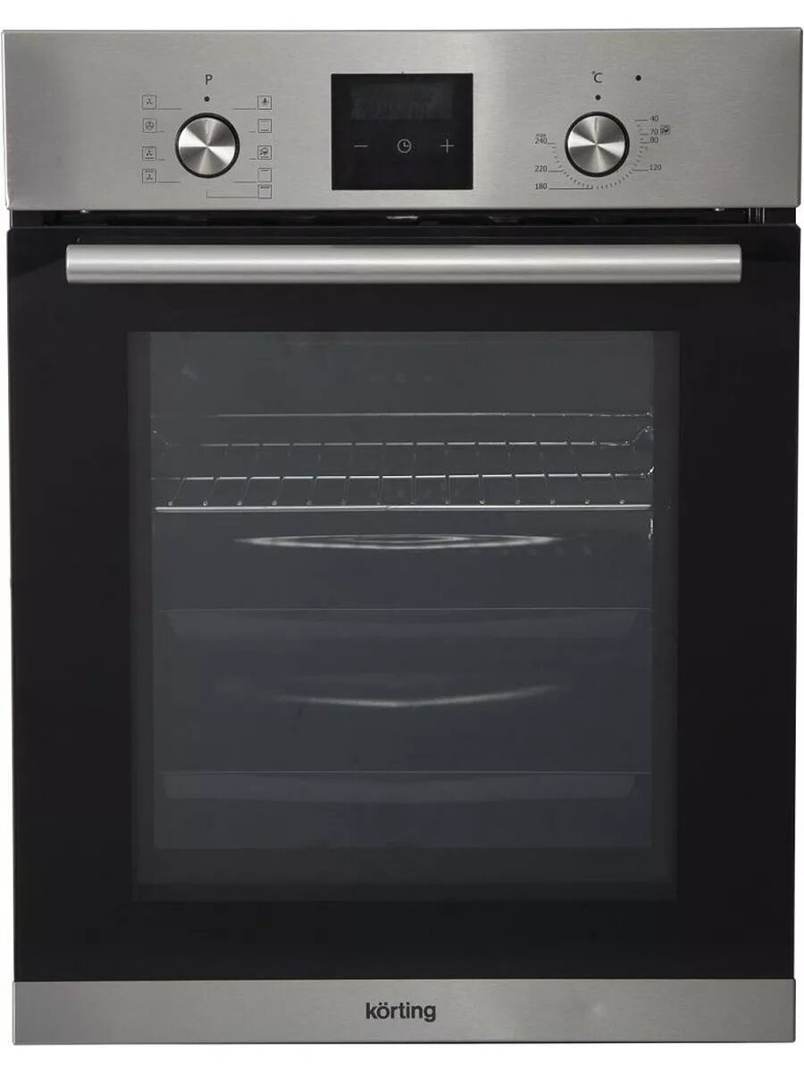 Электрический духовой шкаф Korting OKB 7931 CMX нержавеющая сталь, 1900 Вт, 40–240 °C, Steam Сleaning