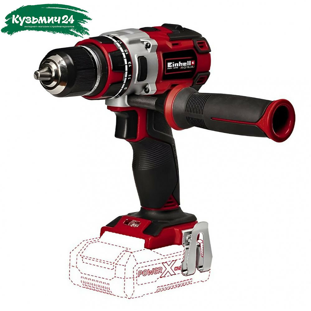 Аккумуляторный шуруповерт Einhell PXC TE-CD 18 Li BL, 1 акк+з. у в комплекте