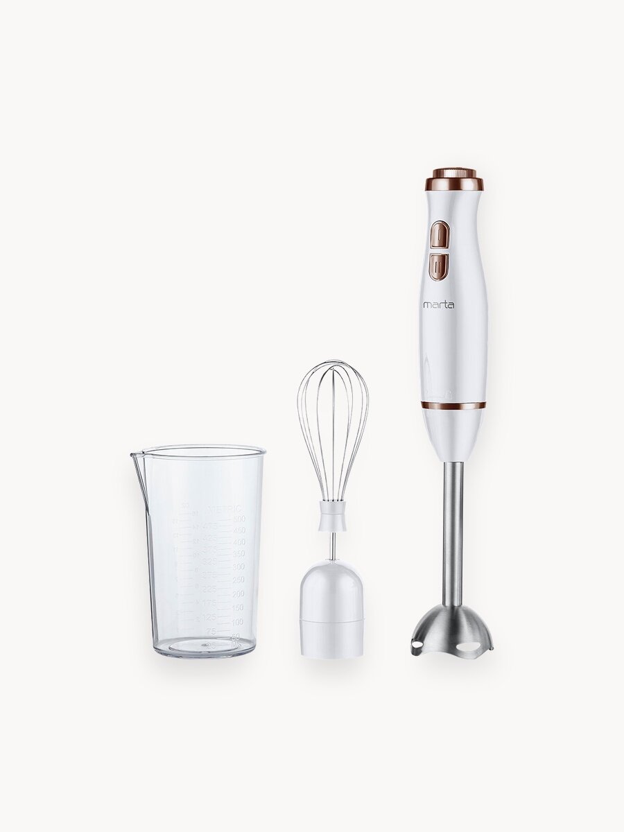 Блендер погружной MARTA MT-KP1597C, мощность 1200 Вт, цвет медный агат