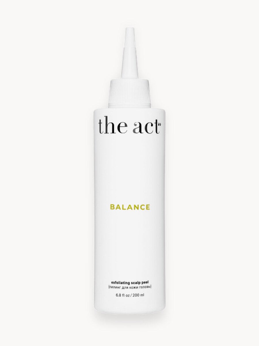 Пилинг для кожи головы The Act мягкое отшелушивание, серия Balance, 200 мл