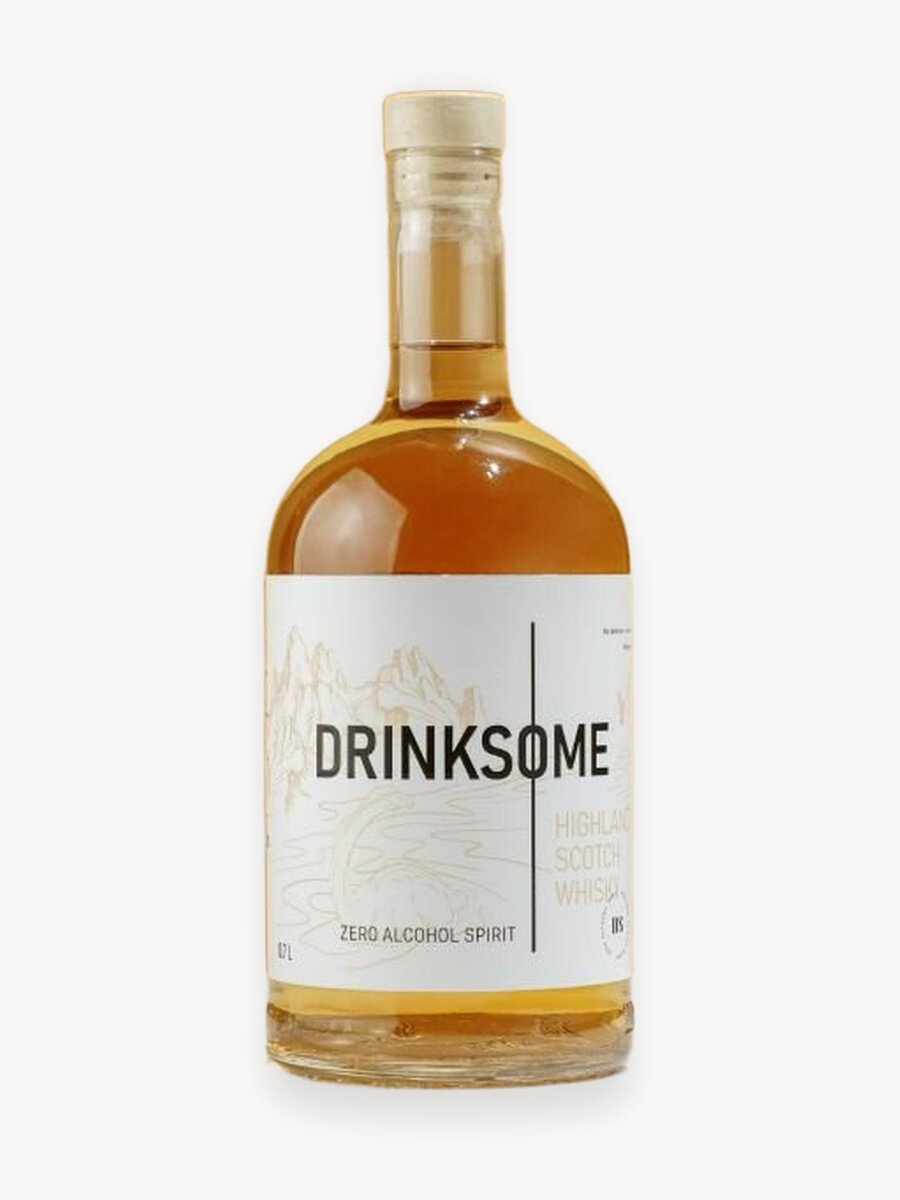 Безалкогольный виски (шотландский скотч) Drinksome Highland Scotch Whiskey для коктейлей, 0,7л