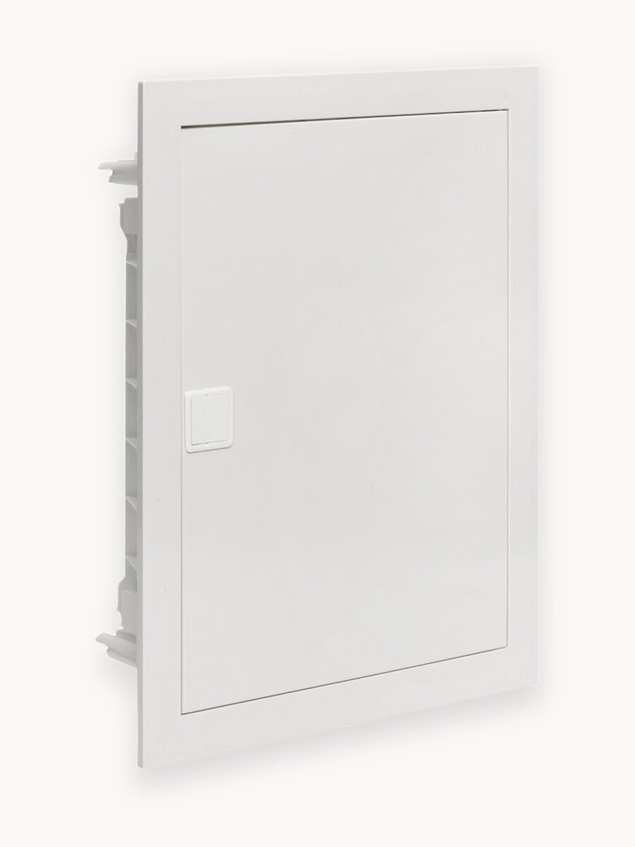 Щит слаботочный встраиваемый EKF "Nova", габарит 2 с пластиковой дверью, монтажной платой, 2 съемных фланца, IP41