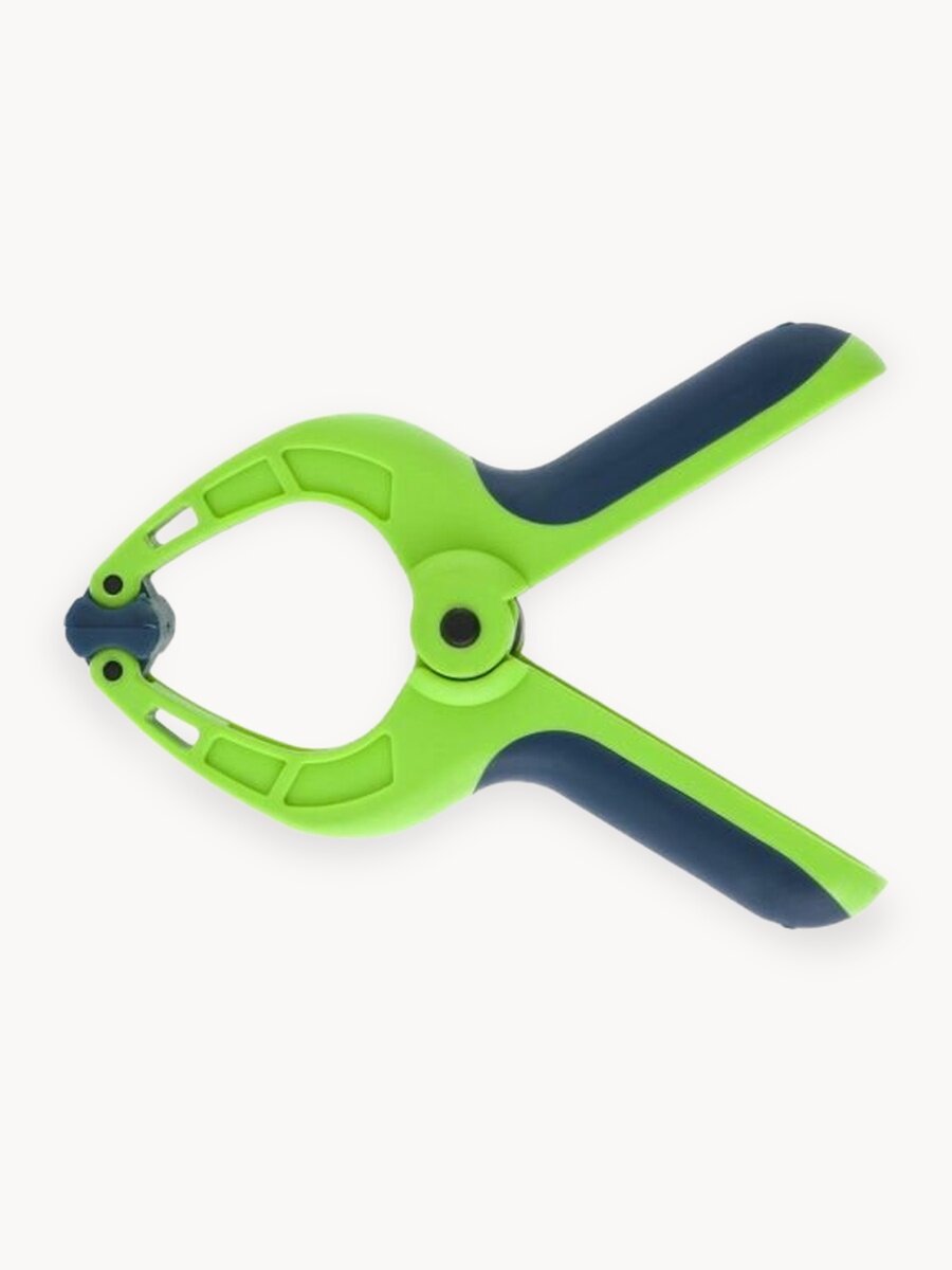 Сибртех Струбцина клещеобразная 1-1/4, пластиковый корпус, двухкомпонентные рукоятки, усиленная пружина, 33 мм, , 20782