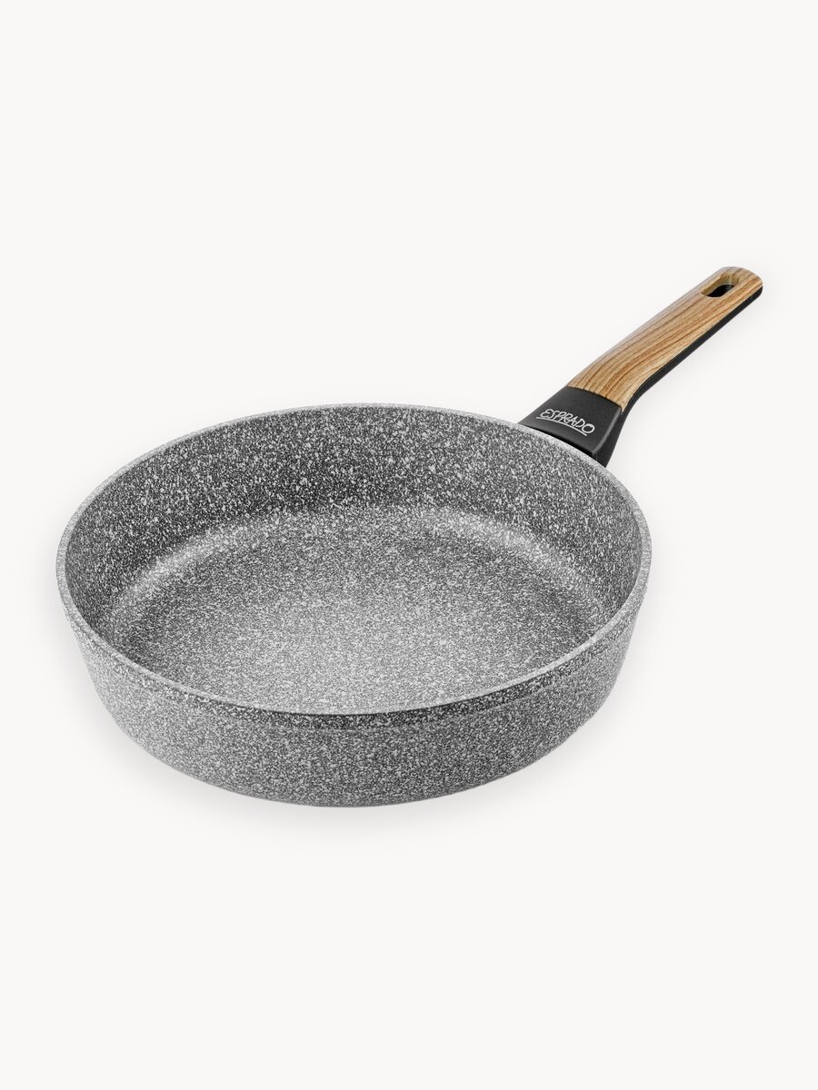 Сковорода , сковородка , сковорода 28 см , сковорода из алюминия, сковорода для индукционной плиты, сковорода с антипригарным покрытием, сковорода каменная Roca Esprado