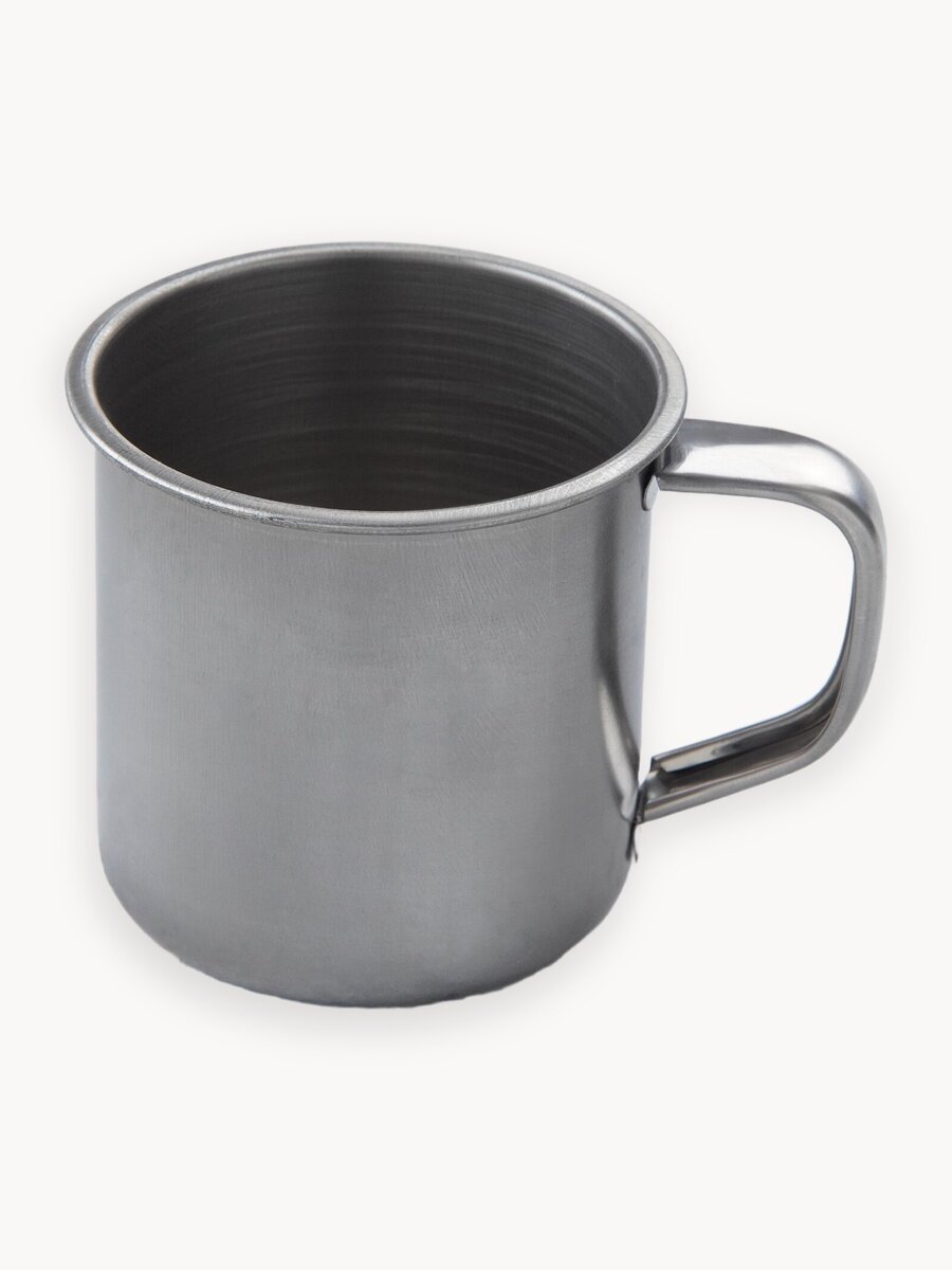 Кружка из нержавеющей стали туристическая, для холодных и горячих напитков Доляна «Мэйли», 100 мл, d=6 см