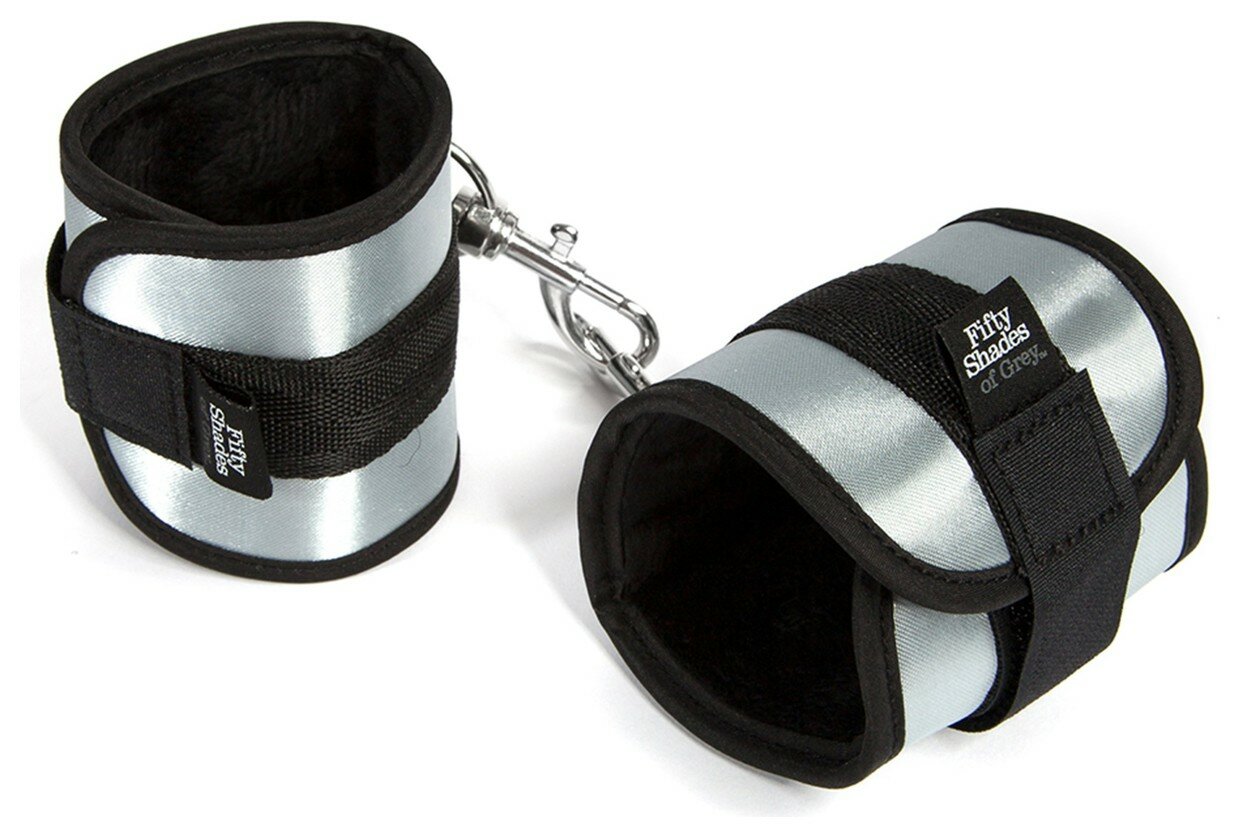 Серо-черные наручники Totally His Fifty Shades of Grey