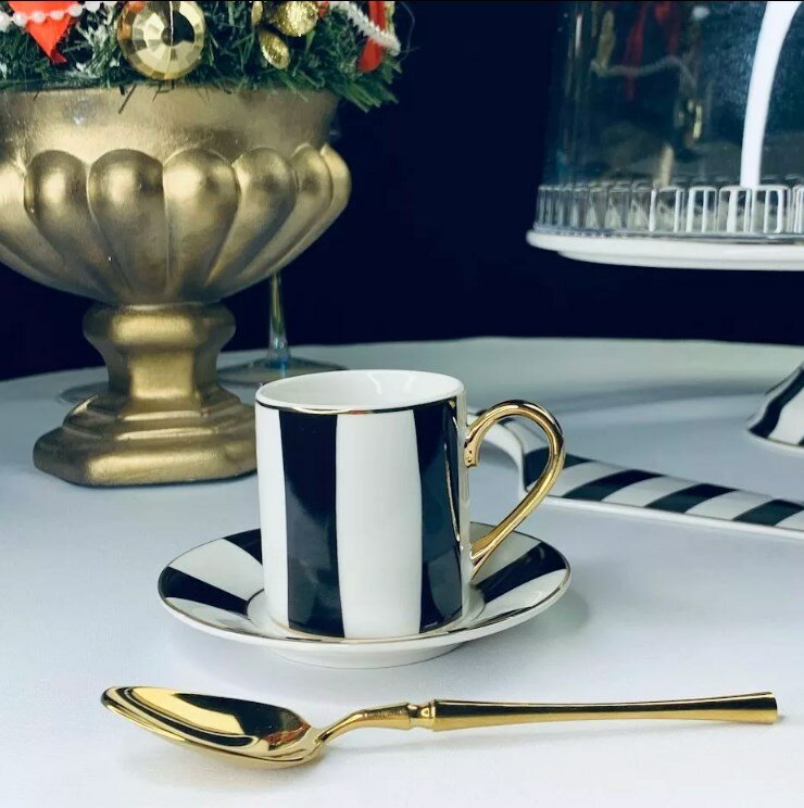 Кофейный набор 12пр. Жаклин Фарфор 205-411 118-205-411