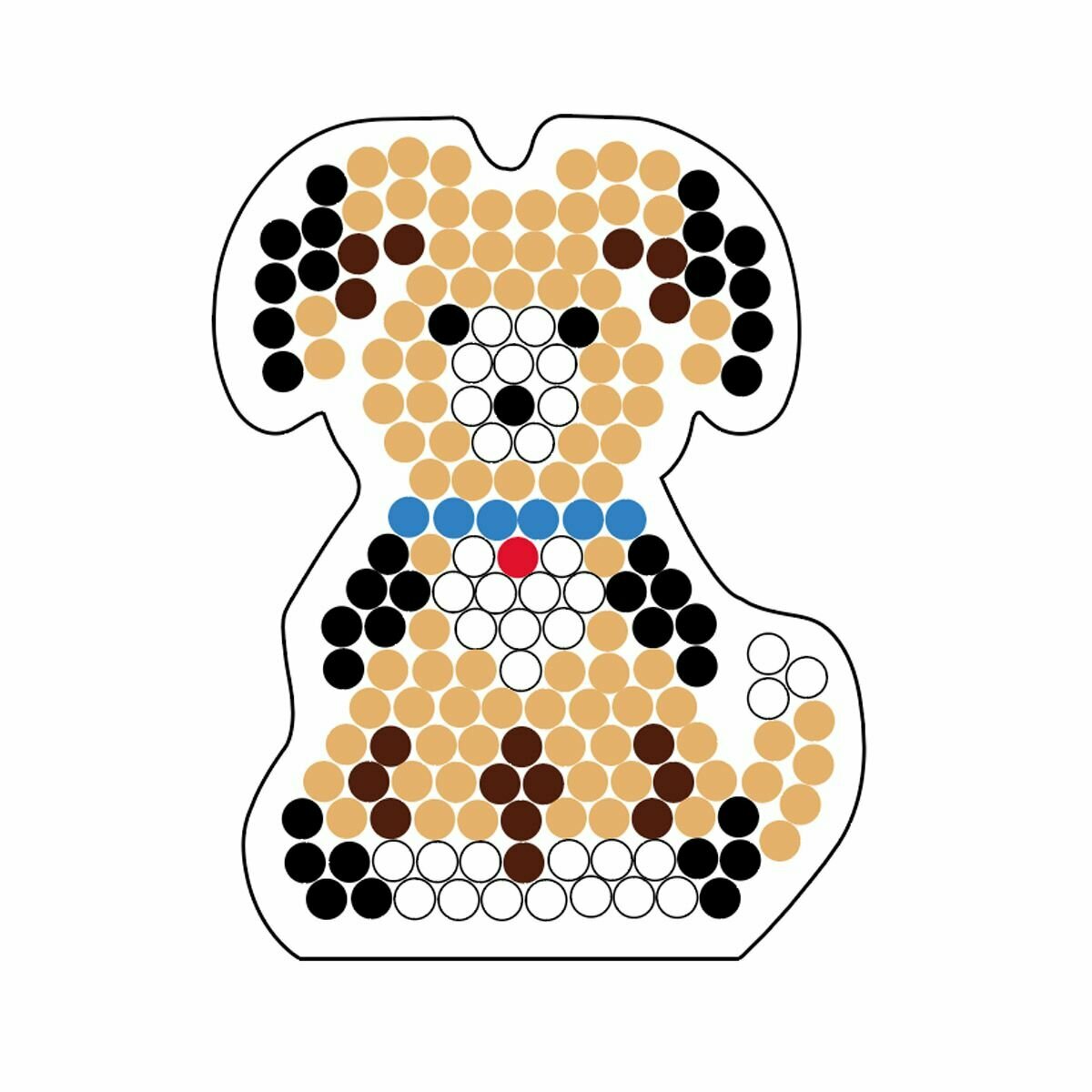 Термомозаика для детей, набор "Hobbius" TLS-01 №06 Щенок