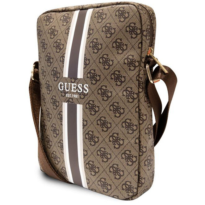 Guess для планшетов 10" сумка 4G Stripes Bag Brown