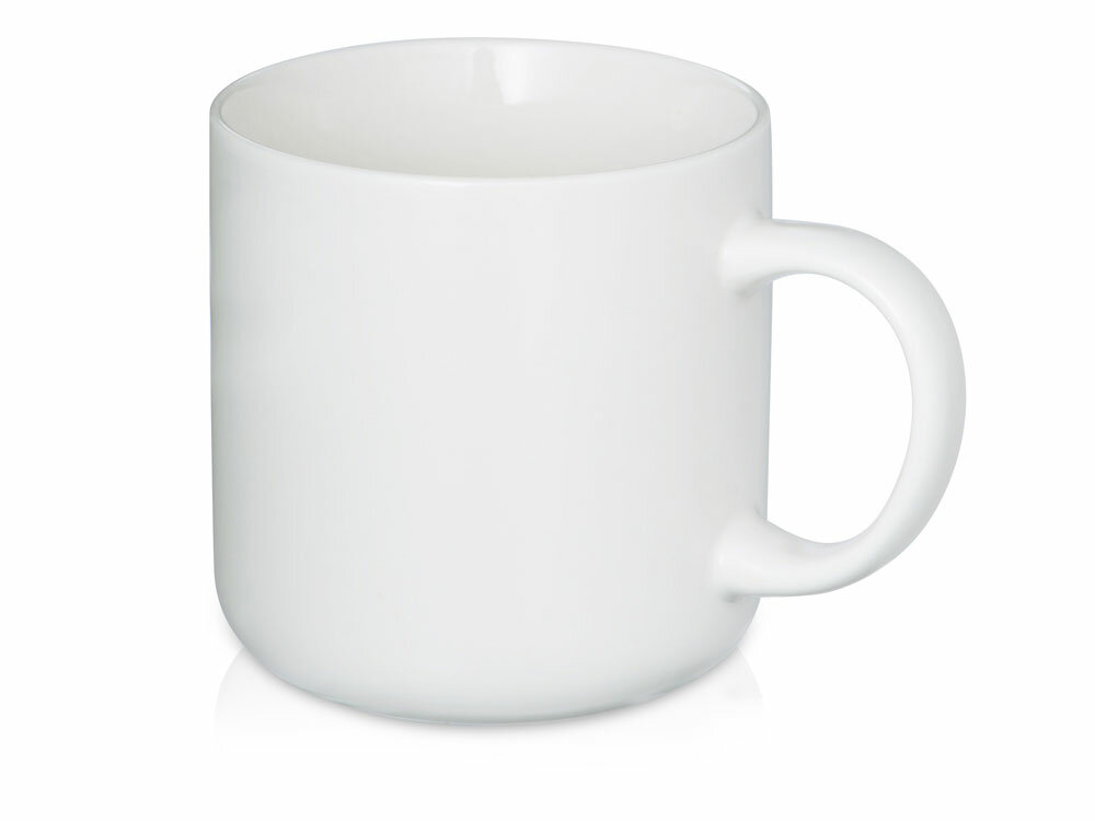 Кружка Oasis "Rita", матовая, 410 мл, костяной фарфор, цвет белый