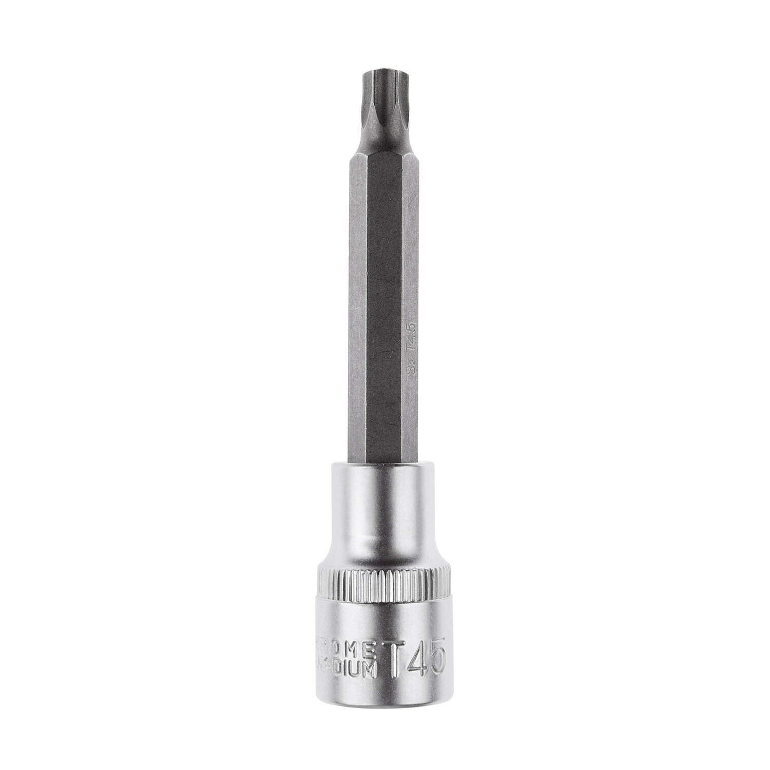 Головка с длинной вставкой TORX 1/2" T45 L100мм "AV Steel"