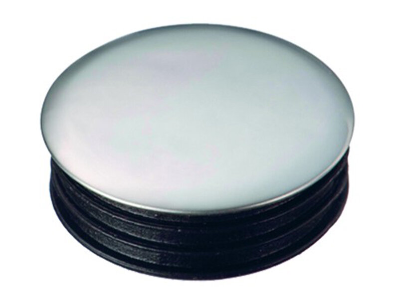 Заглушка для трубы D-25 мм / хромированная / система Joker / 10 штук