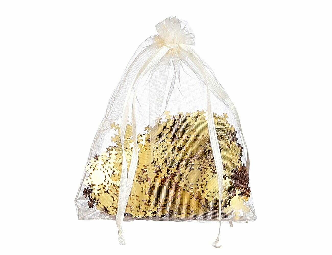 Блёстки снежинки-конфетти, золотые, 25 г, Edelman 1106318