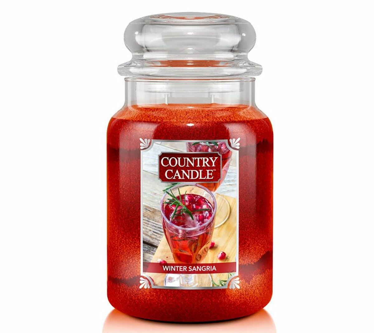 Country Candle/ Свеча большая Зимняя Сангрия / Winter Sangria 652гр.110-150 часов
