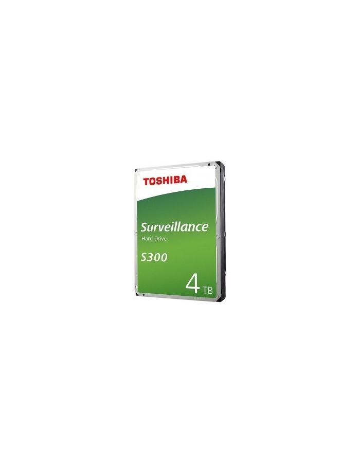 4TB Toshiba Surveillance S300 (HDWT840UZSVA) (SATA 6.0Gb/s, 5400 rpm, 256Mb buffer, 3.5" для видеонаблюдения)