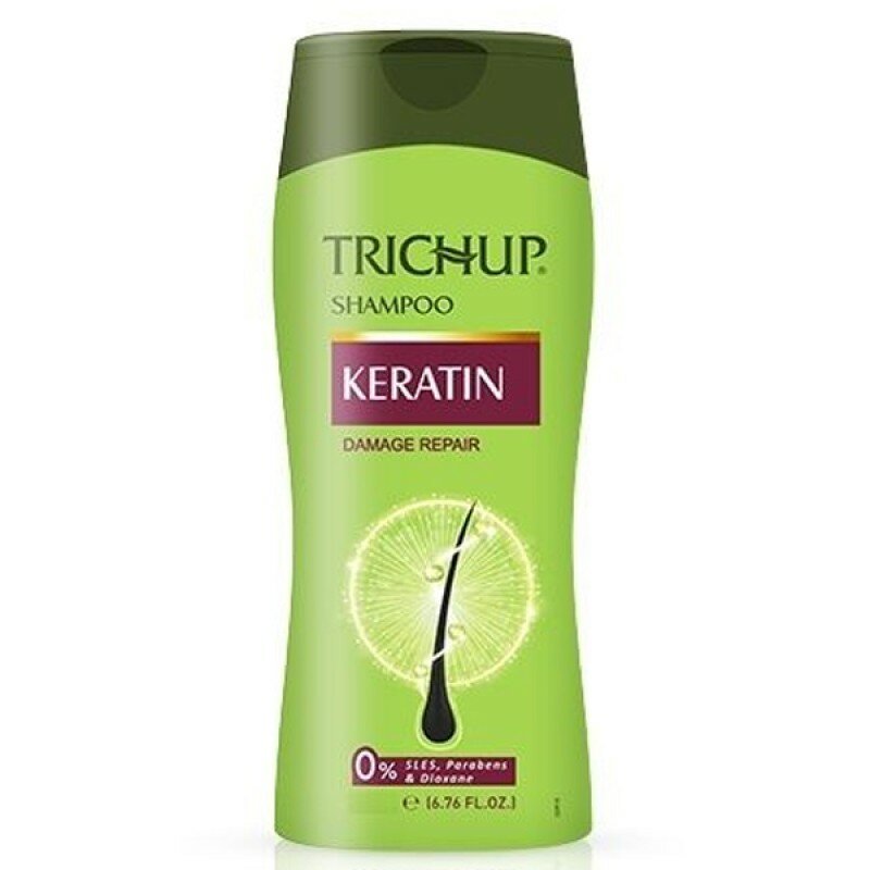 Шампунь для волос Кератин марки Васу (Keratin shampoo Vasu), 200 мл
