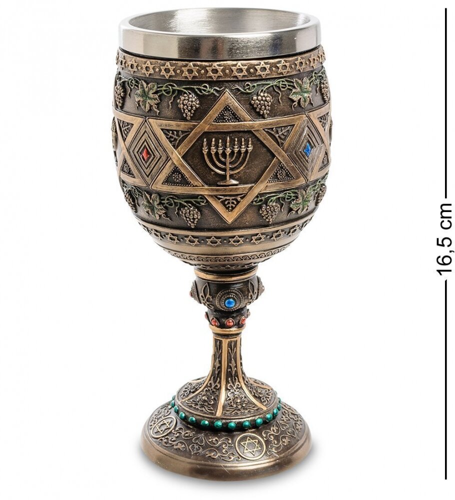 Бокал Veronese "Звезда Давида" (bronze) WS-868