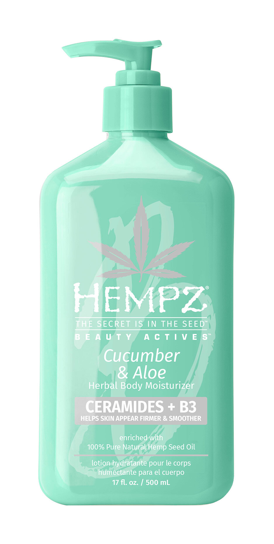 HEMPZ Hempz Beauty Actives Cucumber & Aloe Moisturizer Молочко для тела с церамидами и В3 Огурец и Алое
