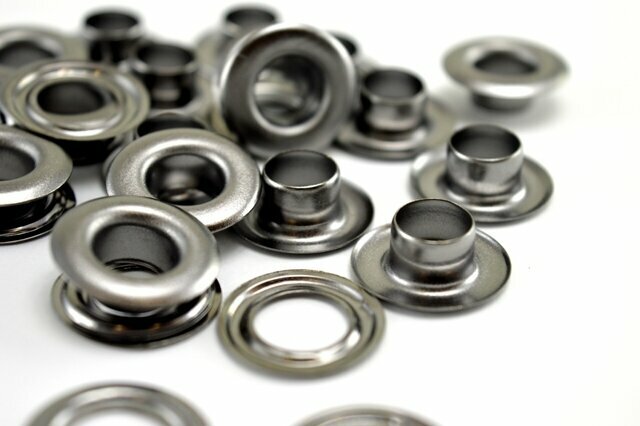 Люверсы №24 9мм нерж Черный никель (уп 50 шт) Proknopka