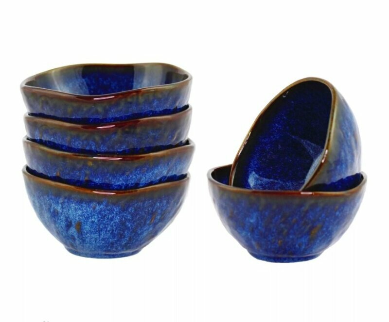 Набор из 6 салатников AQUAMARINE 12см 133-308 118-133-308