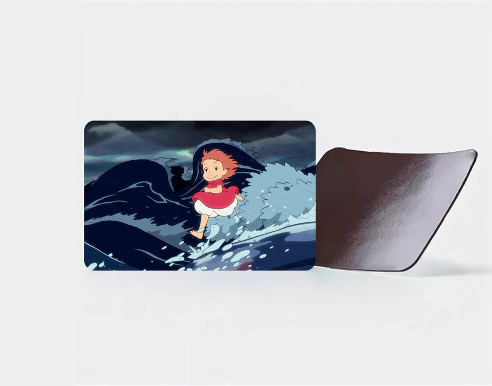 Магнит виниловый Рыбка Поньо на Утёсе №7