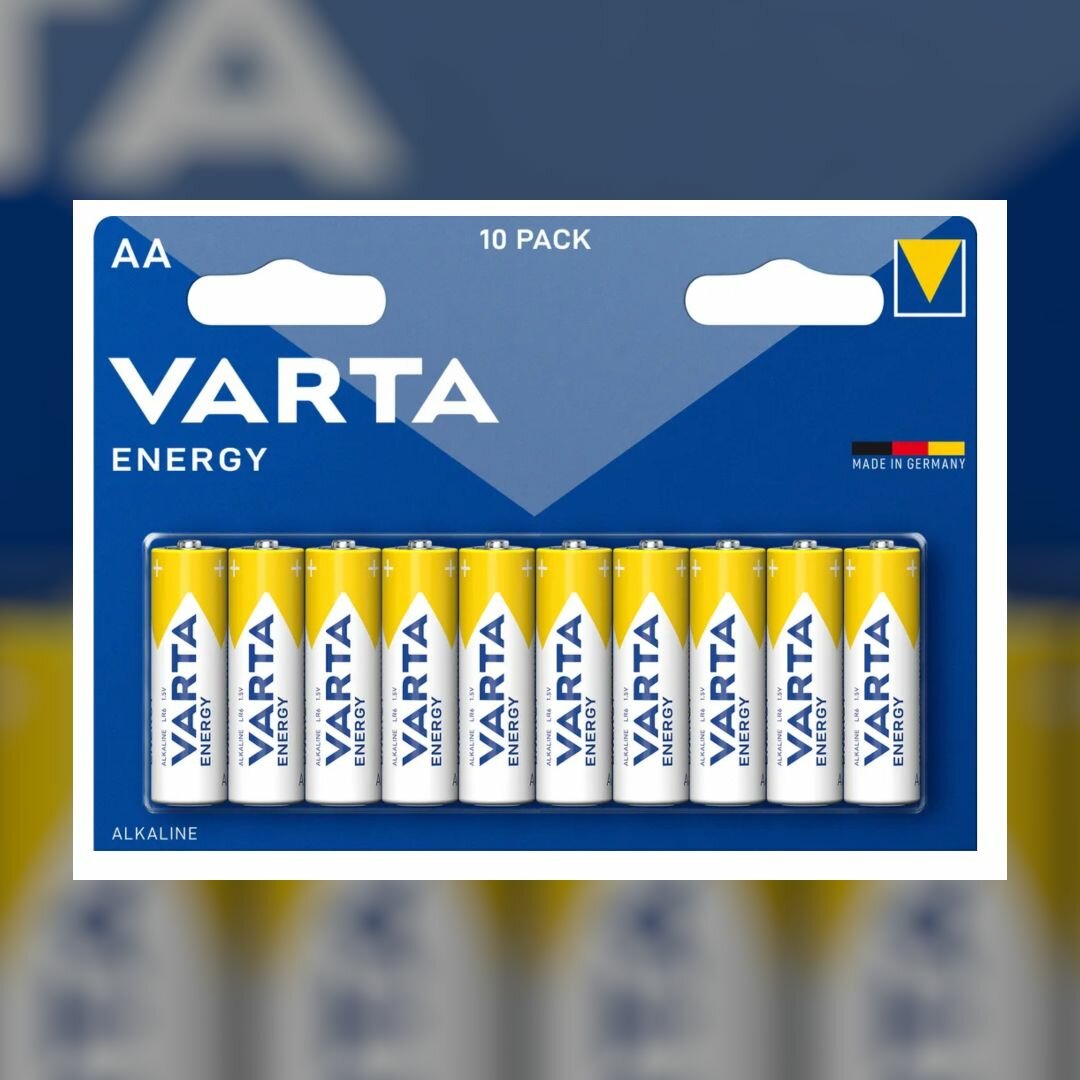 Батарейка VARTA ENERGY AA Alkaline 10шт