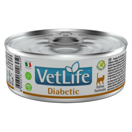 Паштет Vet Life Cat Diabetic / для кошек при диабете, 85 г