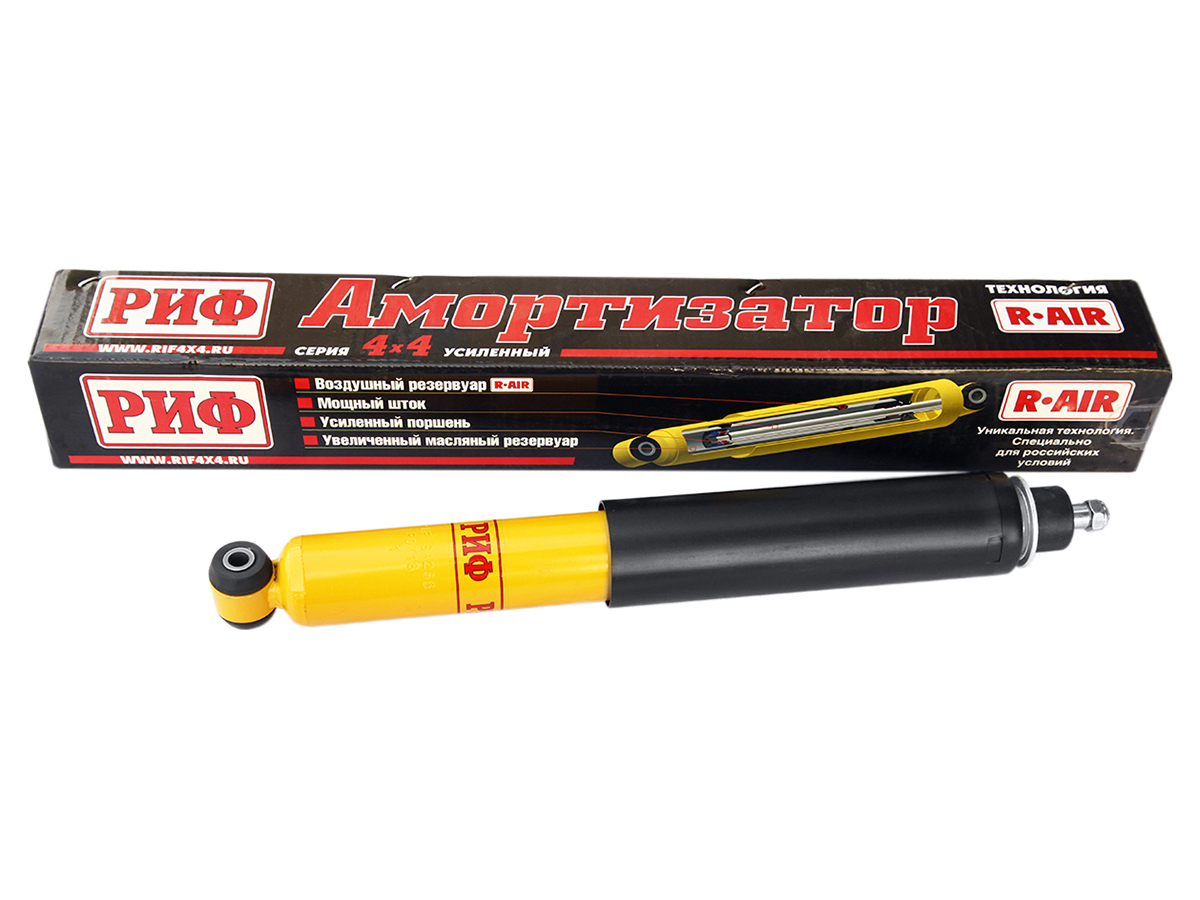 Амортизатор РИФ задний Ssang Yong Rexton XVT усиленный штатный и лифт 0-30 мм