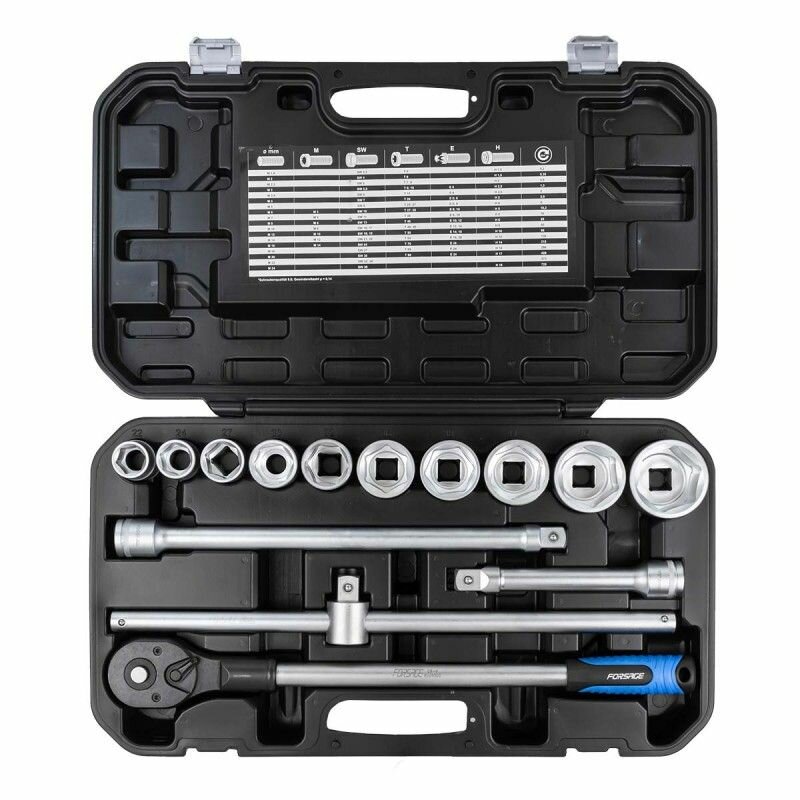 Набор инструментов Forsage 14 предметов для грузовых автомобилей 3/4" (6гр.) F-6151-5