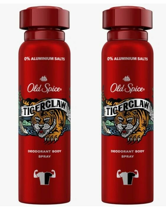 Old Spice Дезодорант, Tigerclaw, 150 мл, 2 уп